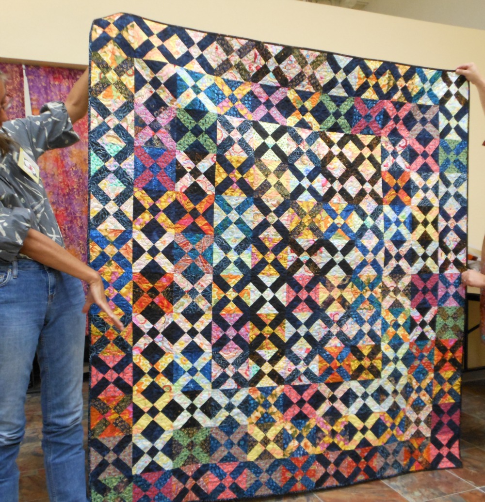 Old Italian Block Wedding Quilt by Karen Foster, Capitola Quilter | The ...