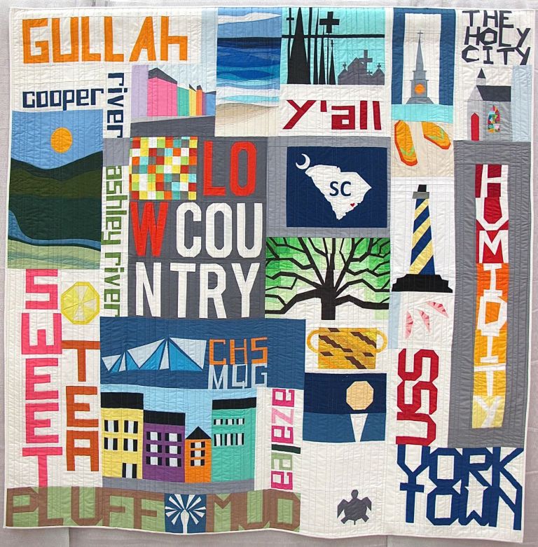 Low Country by Phoebe Harrell. Sullivans Island, South Carolina. Pieced ...
