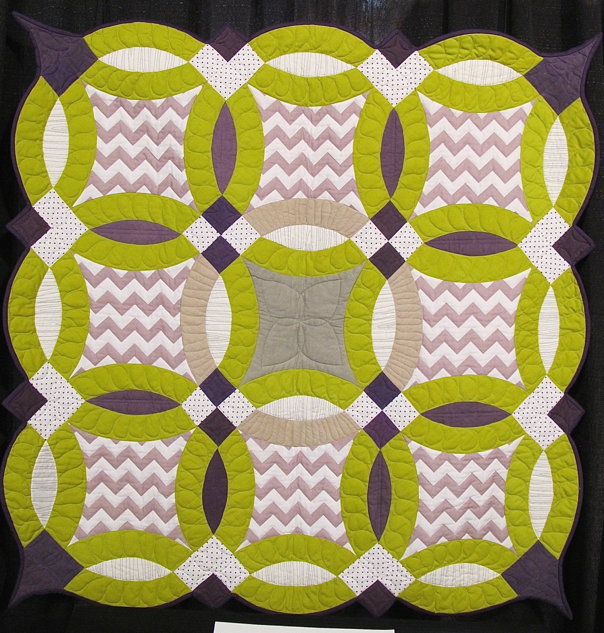 Double Wedding Ring Quilts by Victoria Findlay Wolfe, Quilt Market 2015 ...