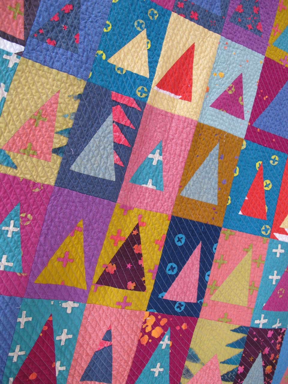 Handcrafted Triangles by Jennifer Johnston | The Plaid Portico